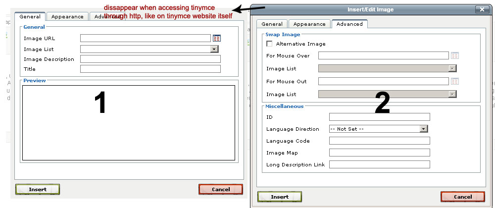 Tinymce Tiny Mce Inlinepopup Do Not Generate Its Template Stack Overflow